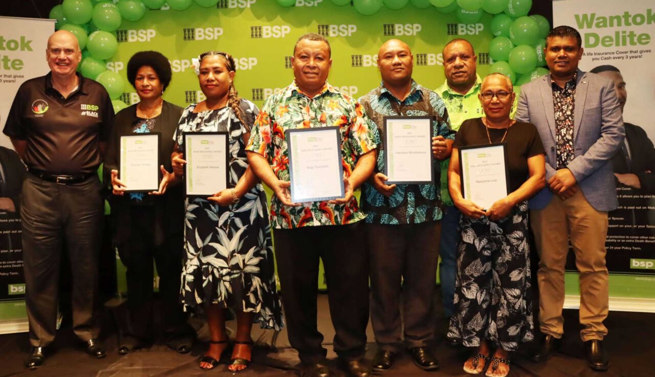 BSP Life PNG Rewards Top Performing Insurance Agents | BSP Life PNG